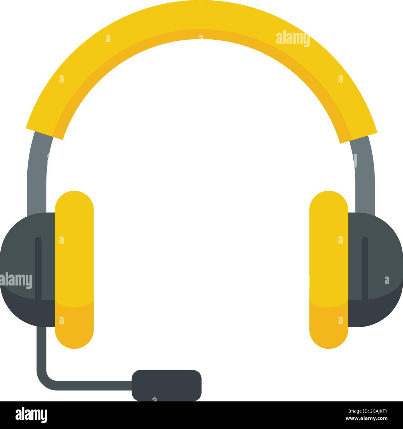 Lesson headset icon. Flat illustration of lesson headset vector icon ... Lesson headset icon. Flat illustration of lesson headset vector icon ...