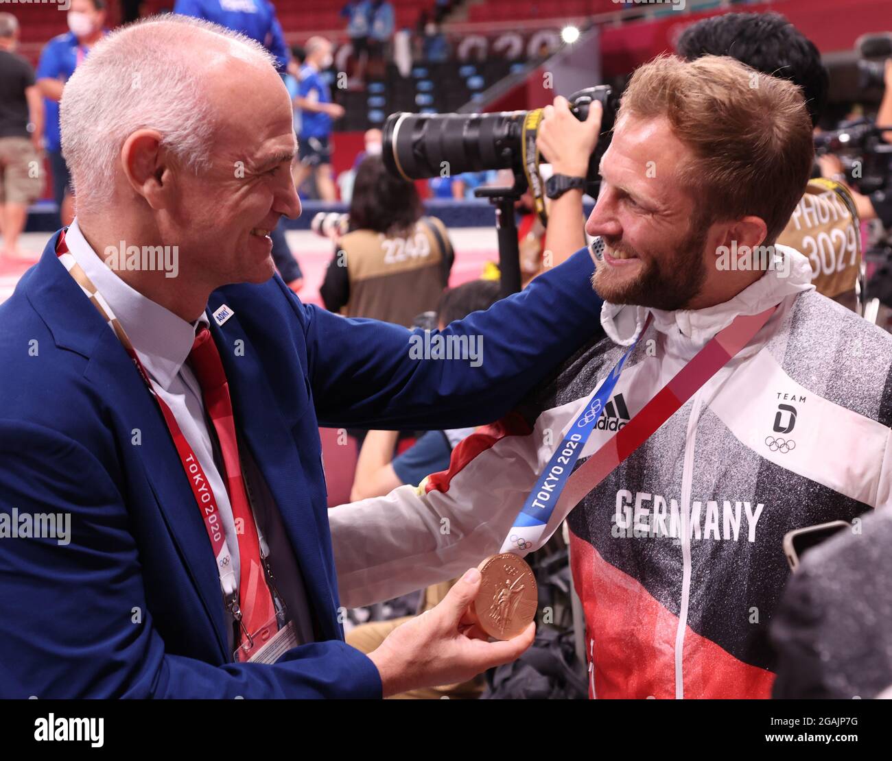 Tokio, Japan. 31st July, 2021. Judo: Olympics, preliminaries, team ...