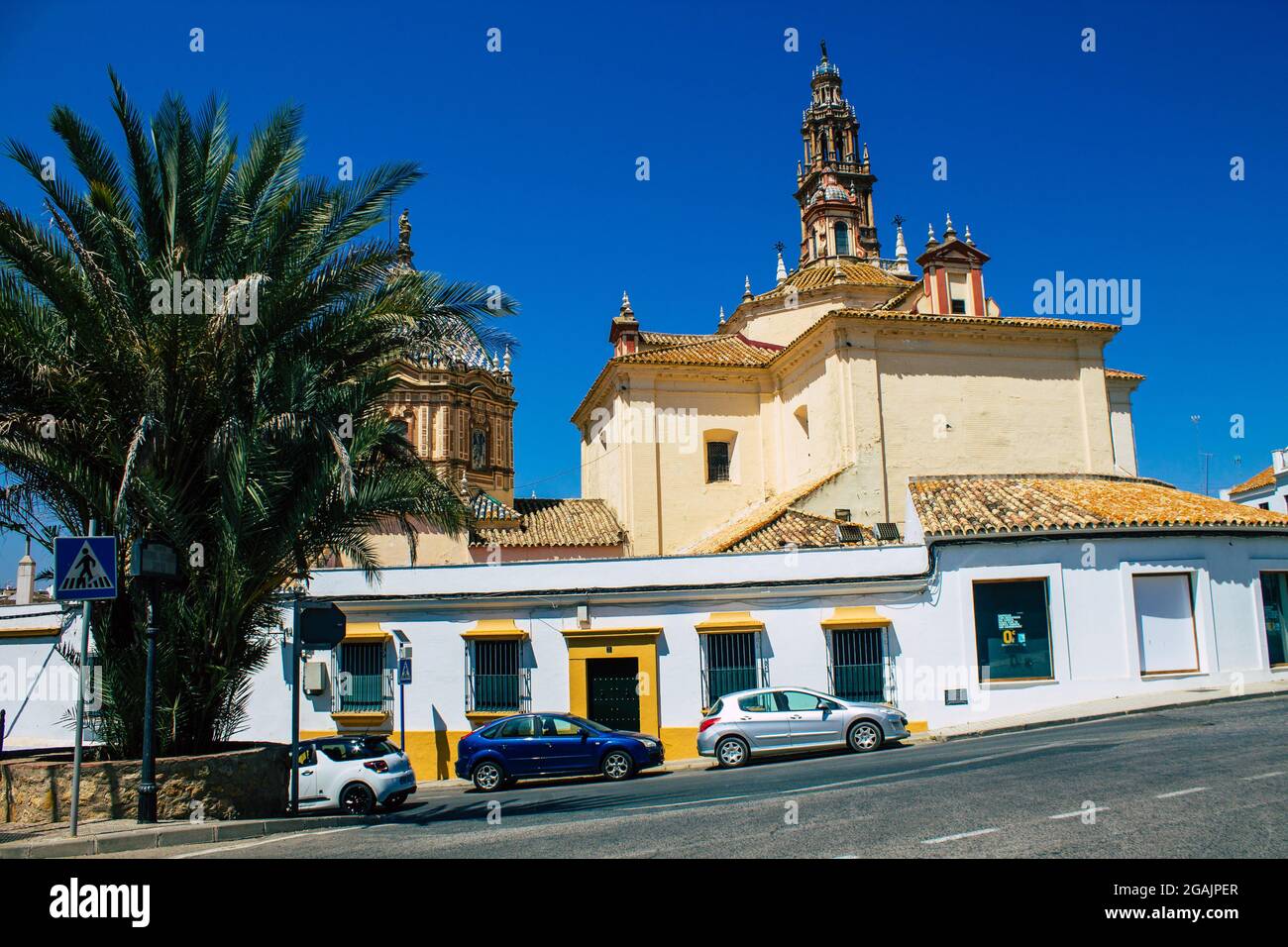Carmona Spain July 30, 2021 Urban landscape of Carmona called The ...