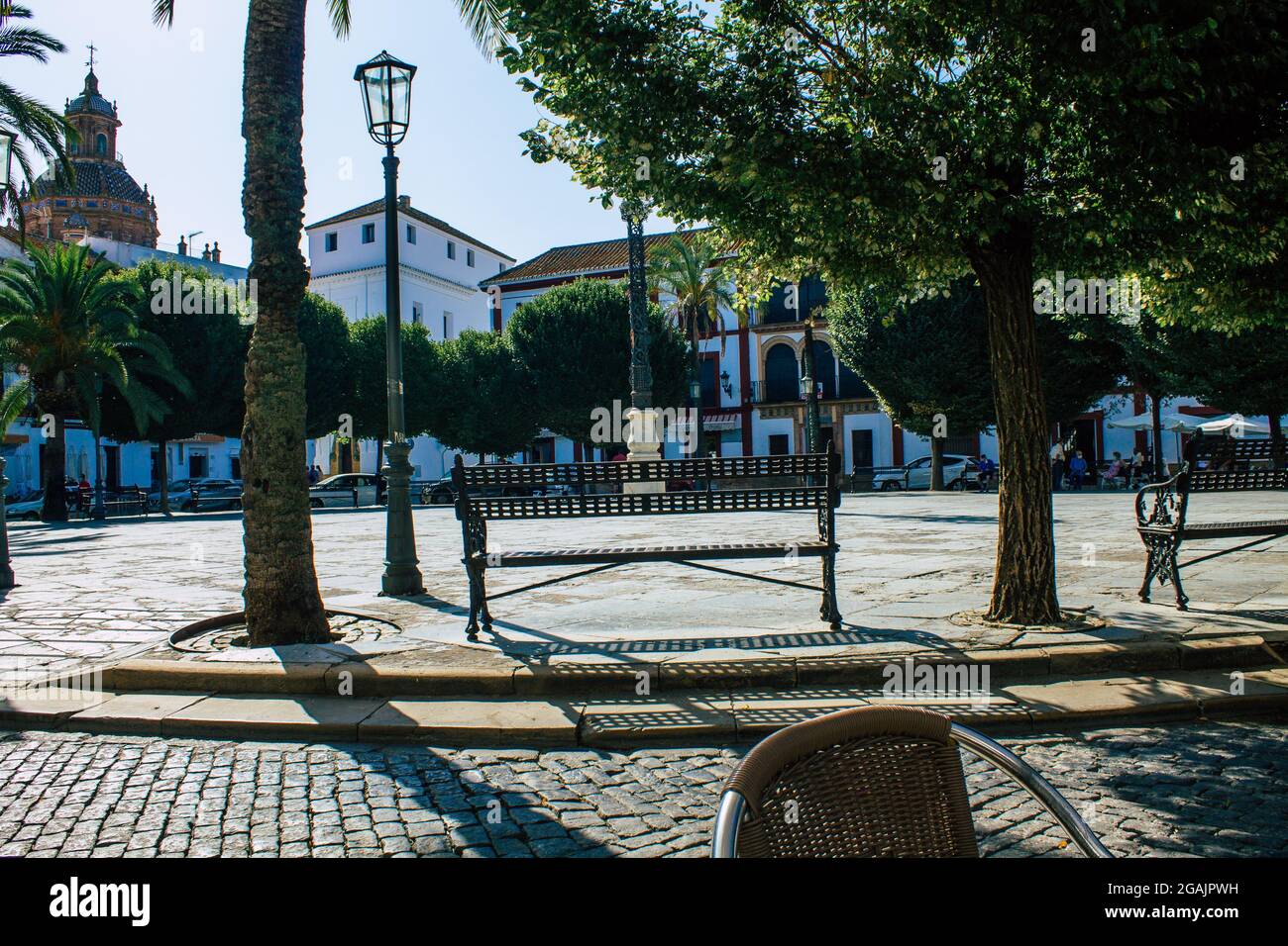Carmona Spain July 30, 2021 Urban landscape of Carmona called The ...