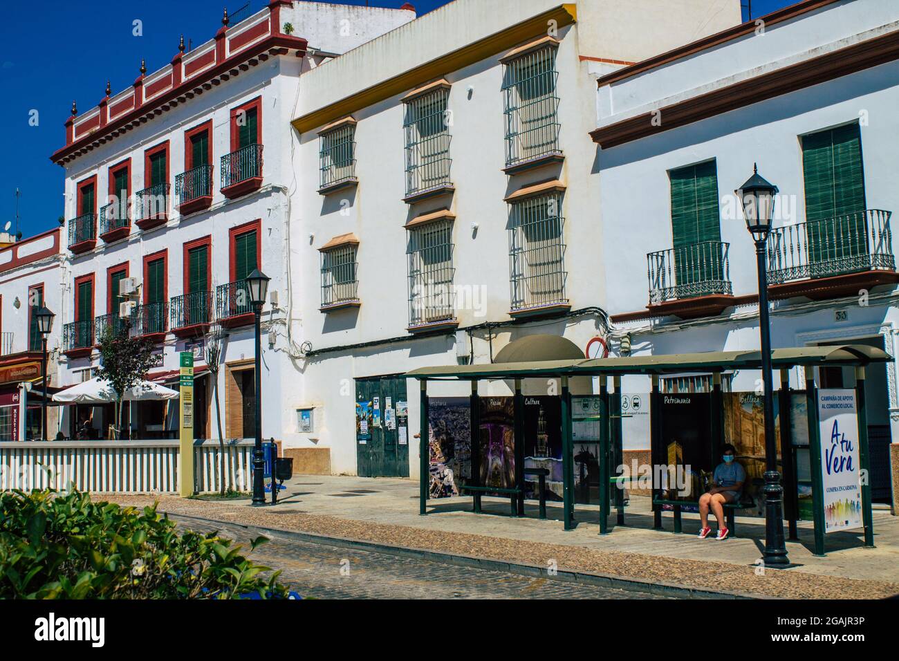 Carmona Spain July 30, 2021 Urban landscape of Carmona called The ...