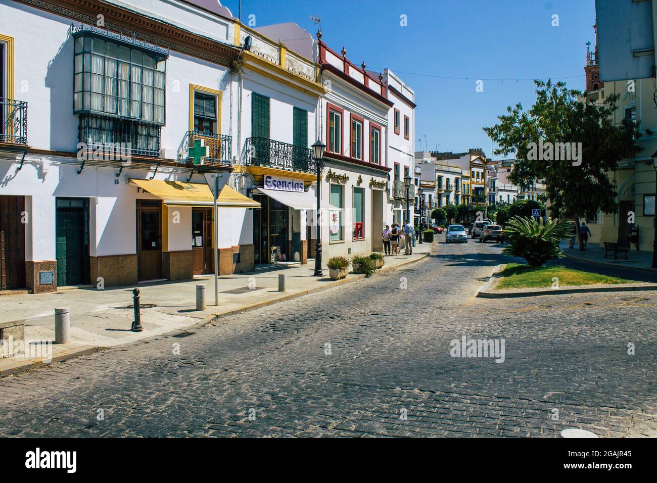 Carmona Spain July 30, 2021 Urban landscape of Carmona called The ...