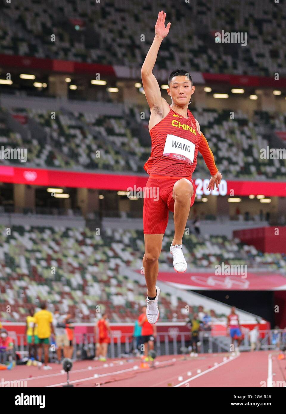 Tokyo, Japan. 31st July, 2021. Wang Jianan of China competes during the ...