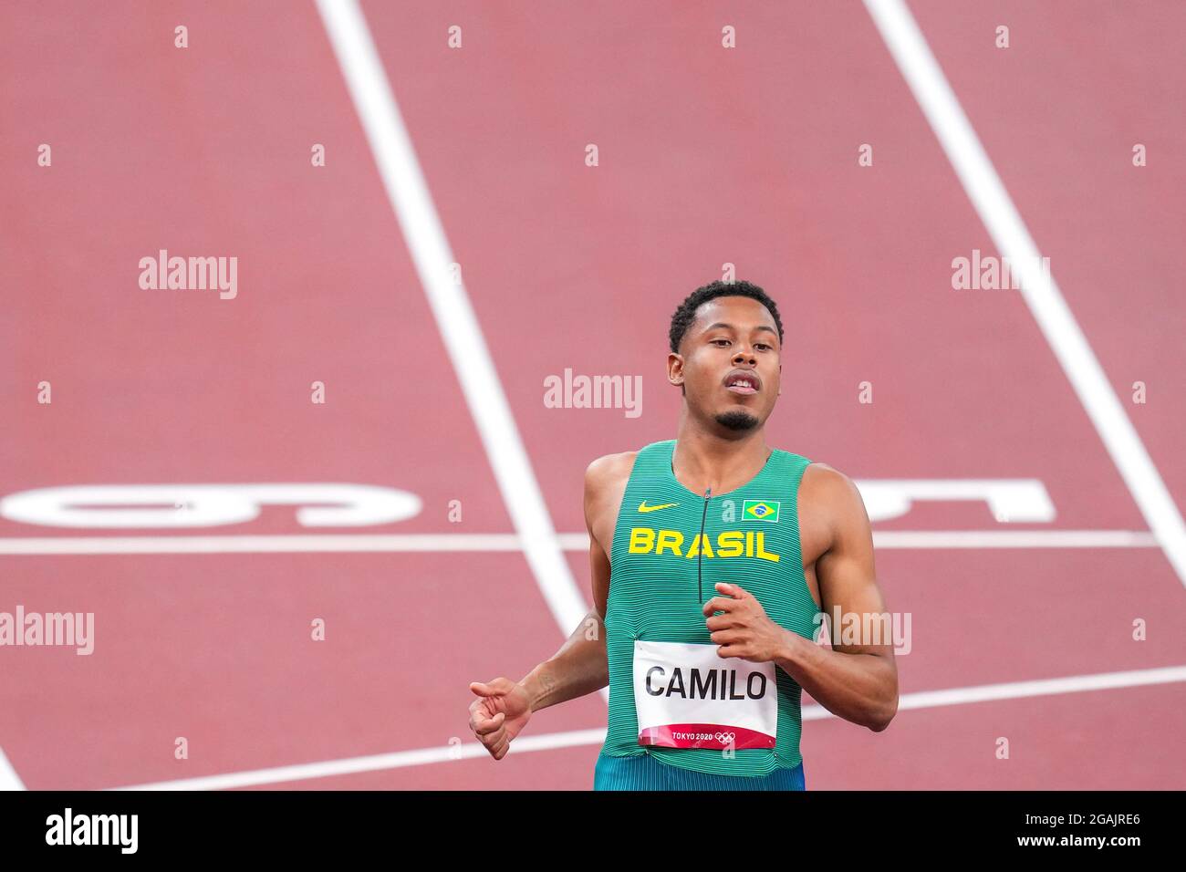 TOKYO, JAPAN - JULY 31: Paulo Andre Camilo of Brasil competing on Men's ...