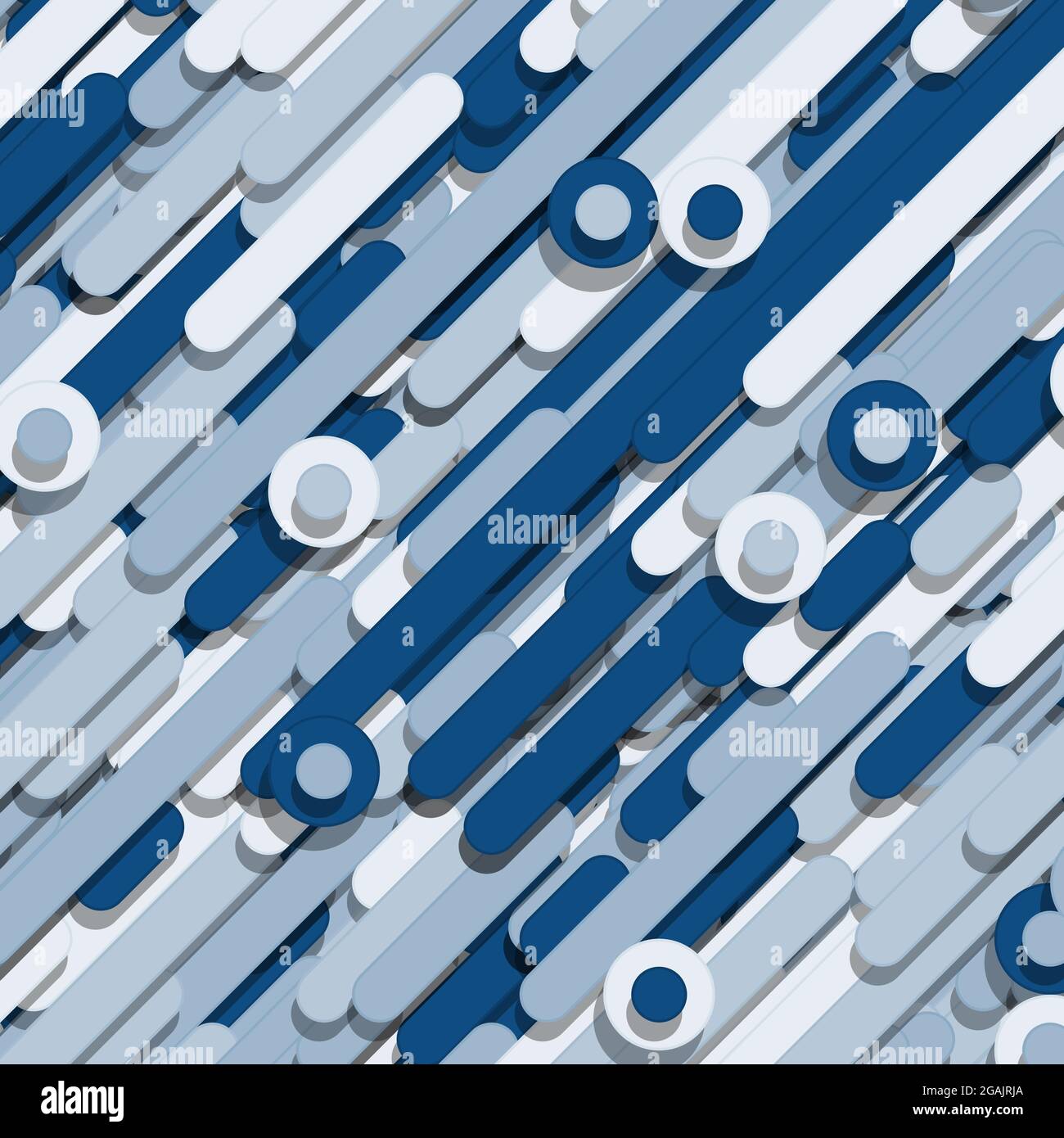 Abstract Geometrical generative computational art illustration Stock ...