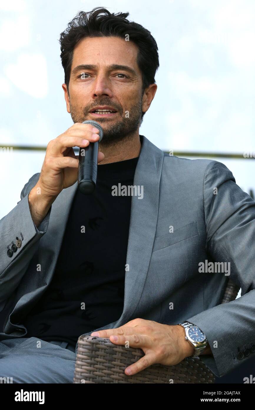 Ariano Irpino, Italy. 29th July, 2021. Luca Capuano durante ...