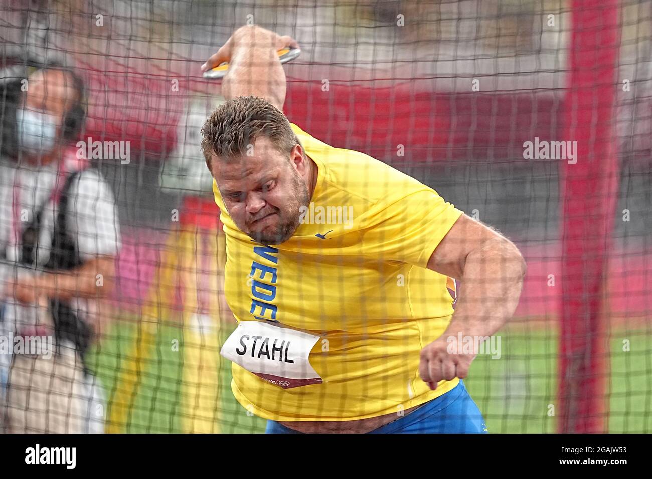 Tokyo, Japan. 31st July, 2021. Athletics: Olympics, discus throw, men ...