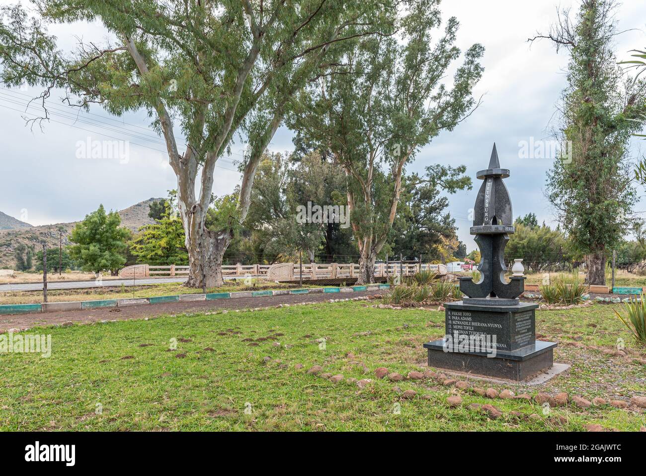 STEYNSBURG, SOUTH AFRICA - APRIL 22, 2021: Heroes monument in ...