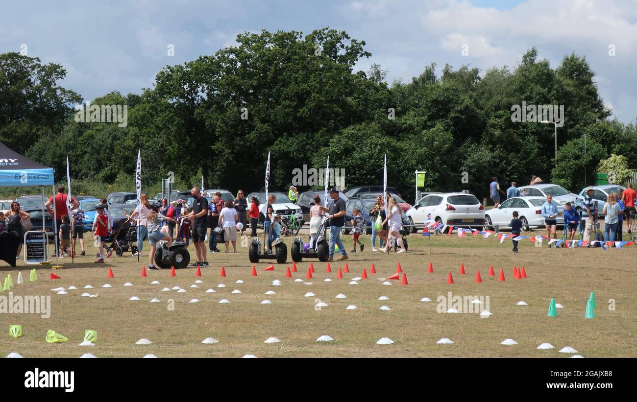 Kesgrave, Suffolk - 31 July 2021; Fun Day at Millennium Field. Segway ...
