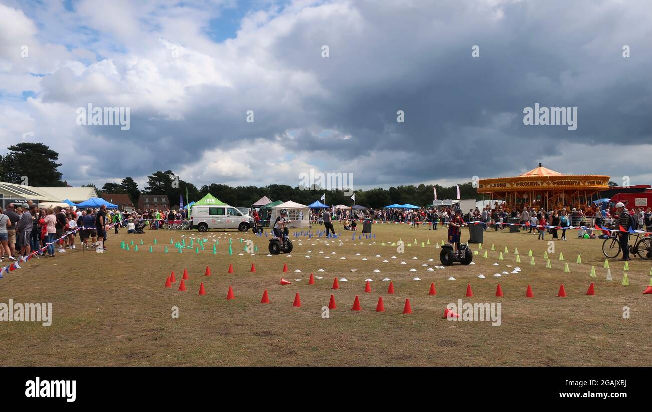 Kesgrave, Suffolk - 31 July 2021; Fun Day at Millennium Field. Segway ...