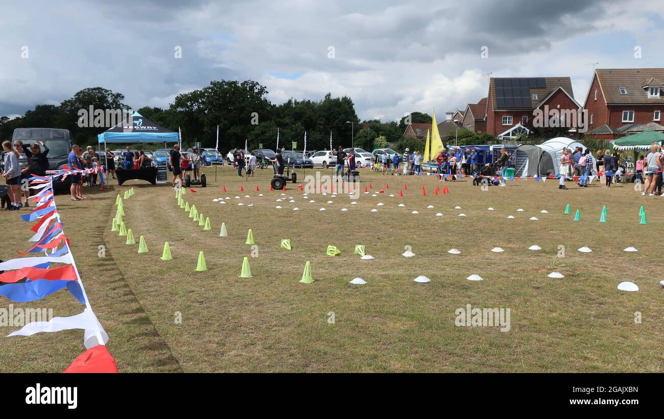Kesgrave, Suffolk - 31 July 2021; Fun Day at Millennium Field. Segway ...