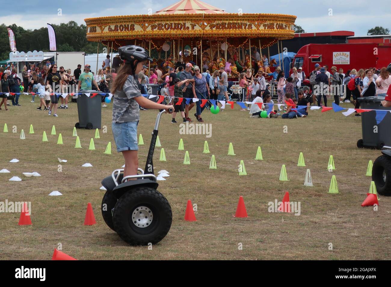 Kesgrave, Suffolk - 31 July 2021; Fun Day at Millennium Field. Segway ...