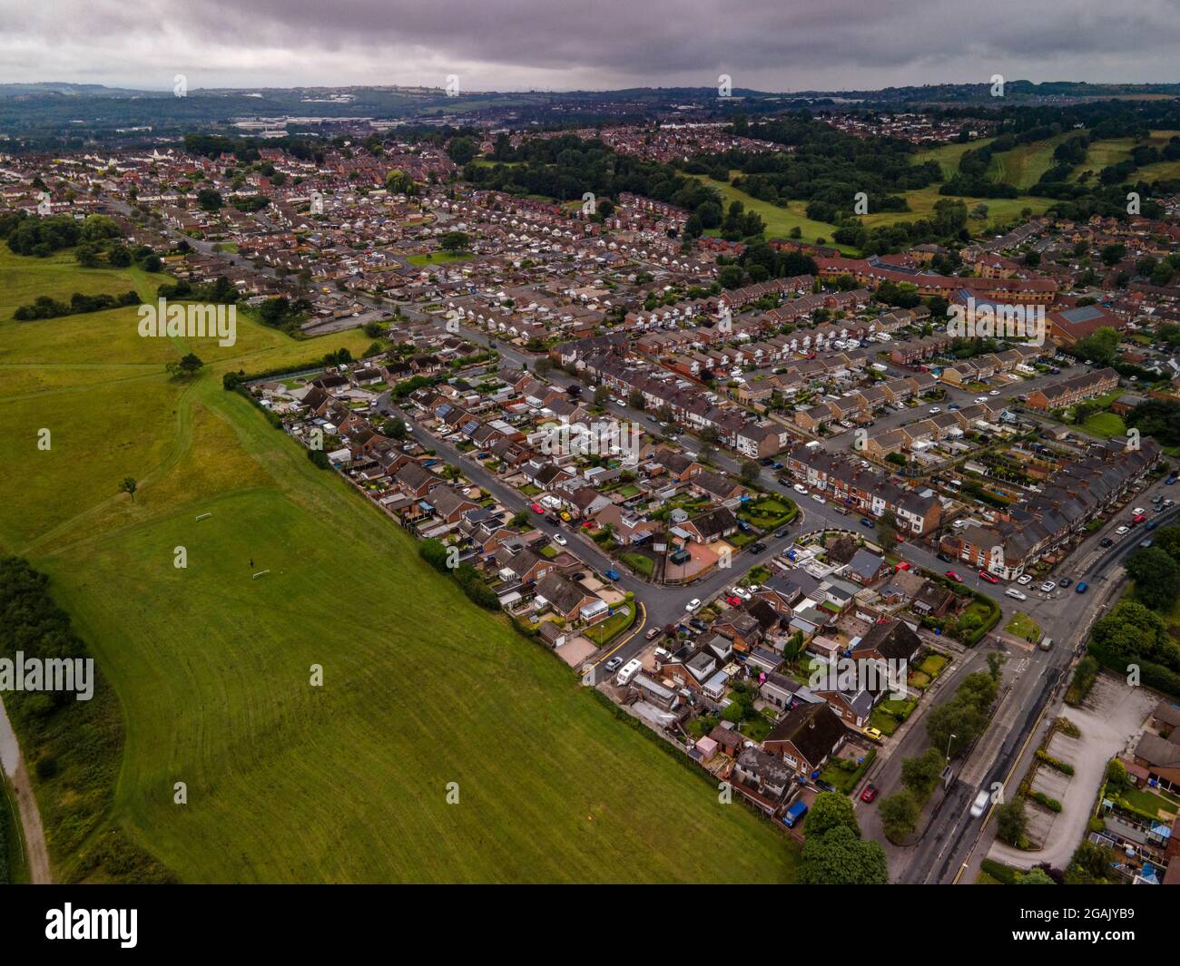 Aerial File Views of Stoke on Trent Staffordshire Drone Chell Chell ...