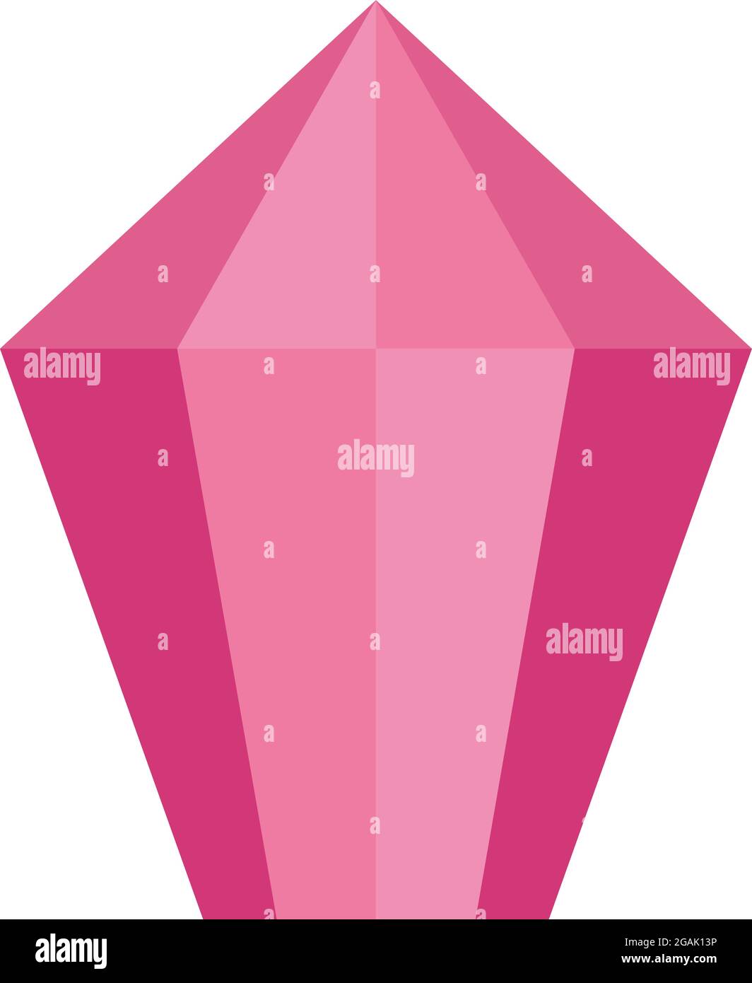 Carat jewel icon. Flat illustration of carat jewel vector icon isolated ...