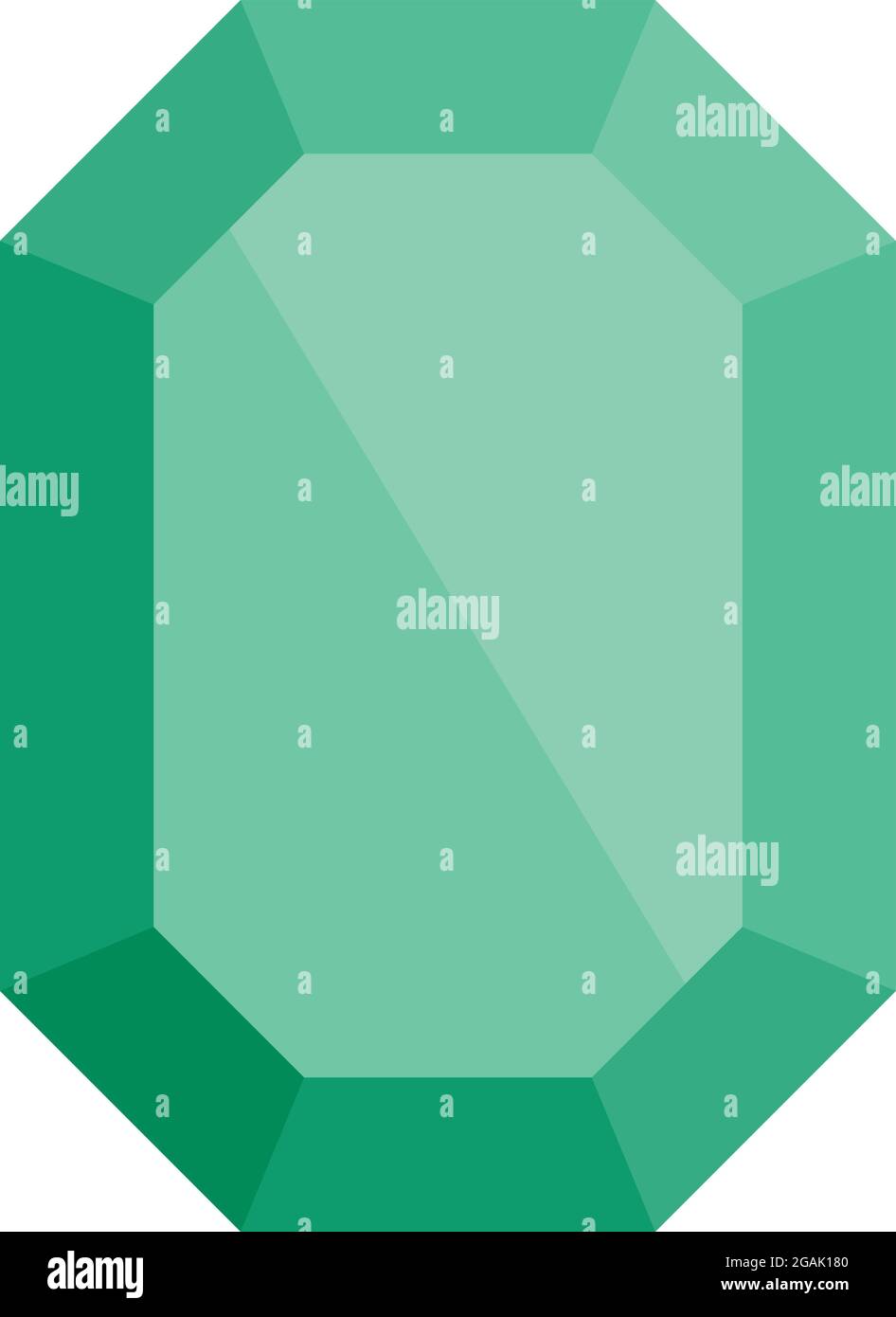 Solid jewel icon. Flat illustration of solid jewel vector icon isolated ...