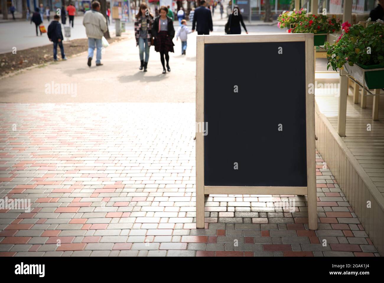 Signboard on the street Stock Photo - Alamy