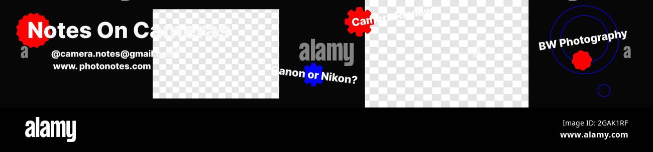 Creative Header for Your Camera Review Channel on Video Platform ...