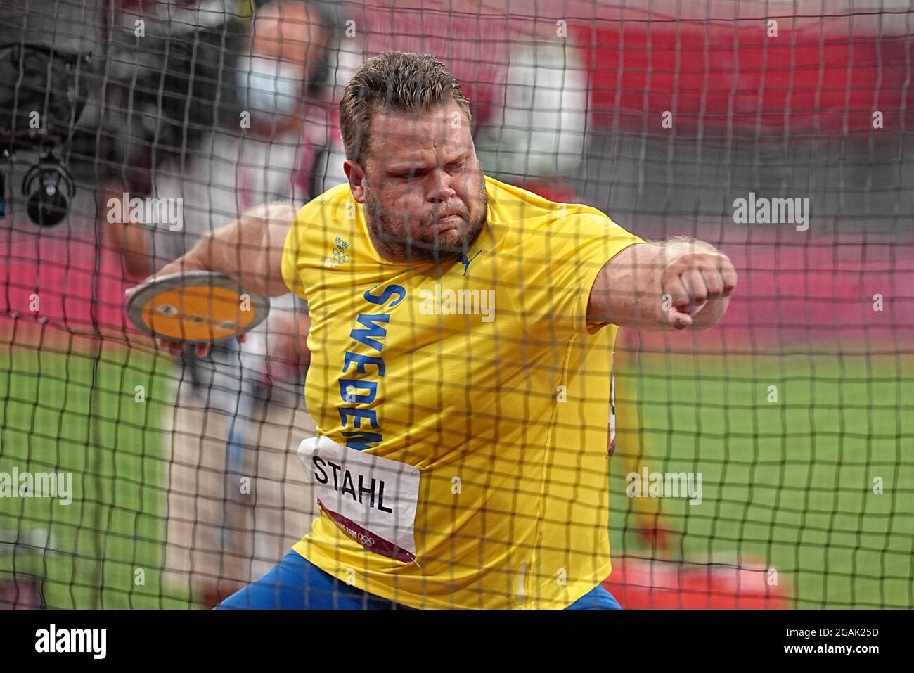 Tokyo, Japan. 31st July, 2021. Athletics: Olympics, discus throw, men ...