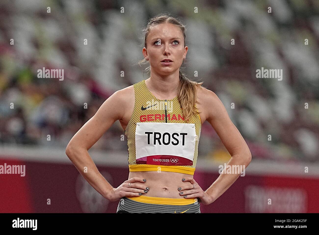 Tokyo, Japan. 31st July, 2021. Athletics: Olympics, 800 m, women, semi ...