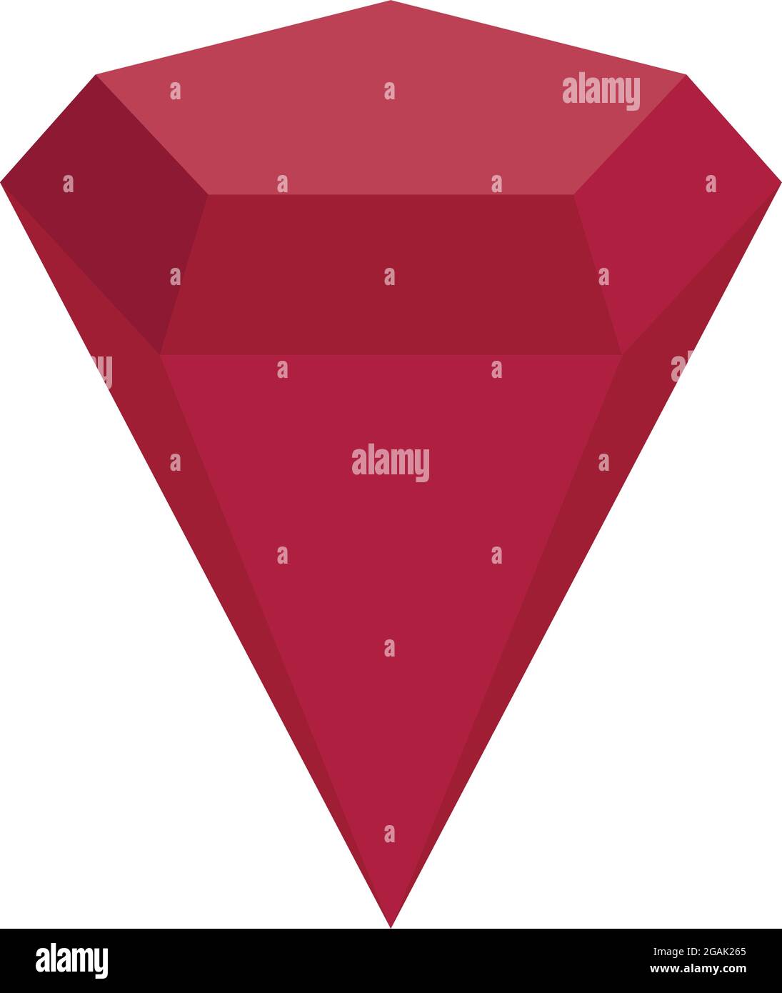 Radian gemstone icon. Flat illustration of radian gemstone vector icon ...