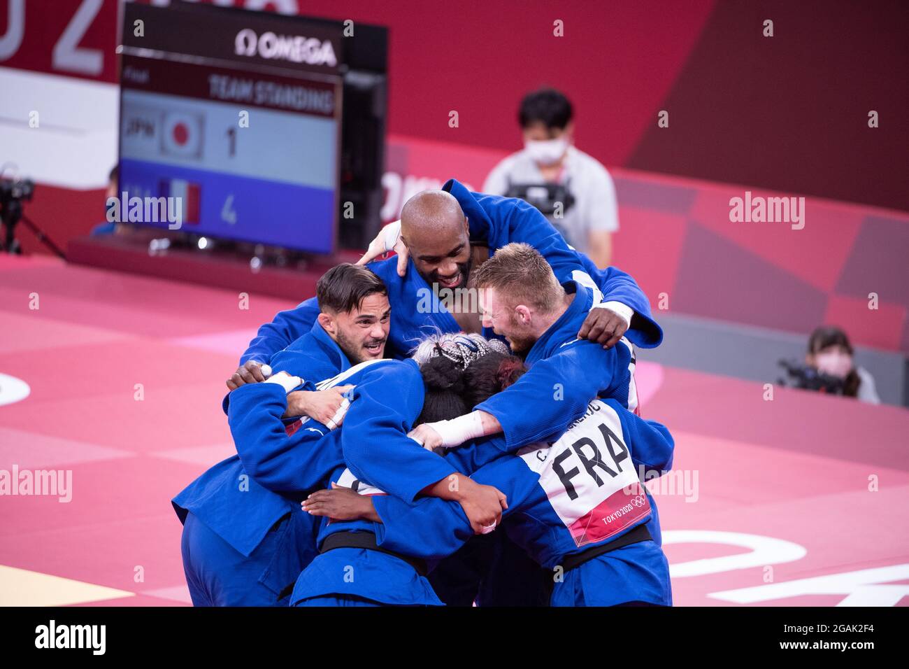 France Team (FRA), final gold medal Judo-Mixed Team JULY 31, 2021 ...