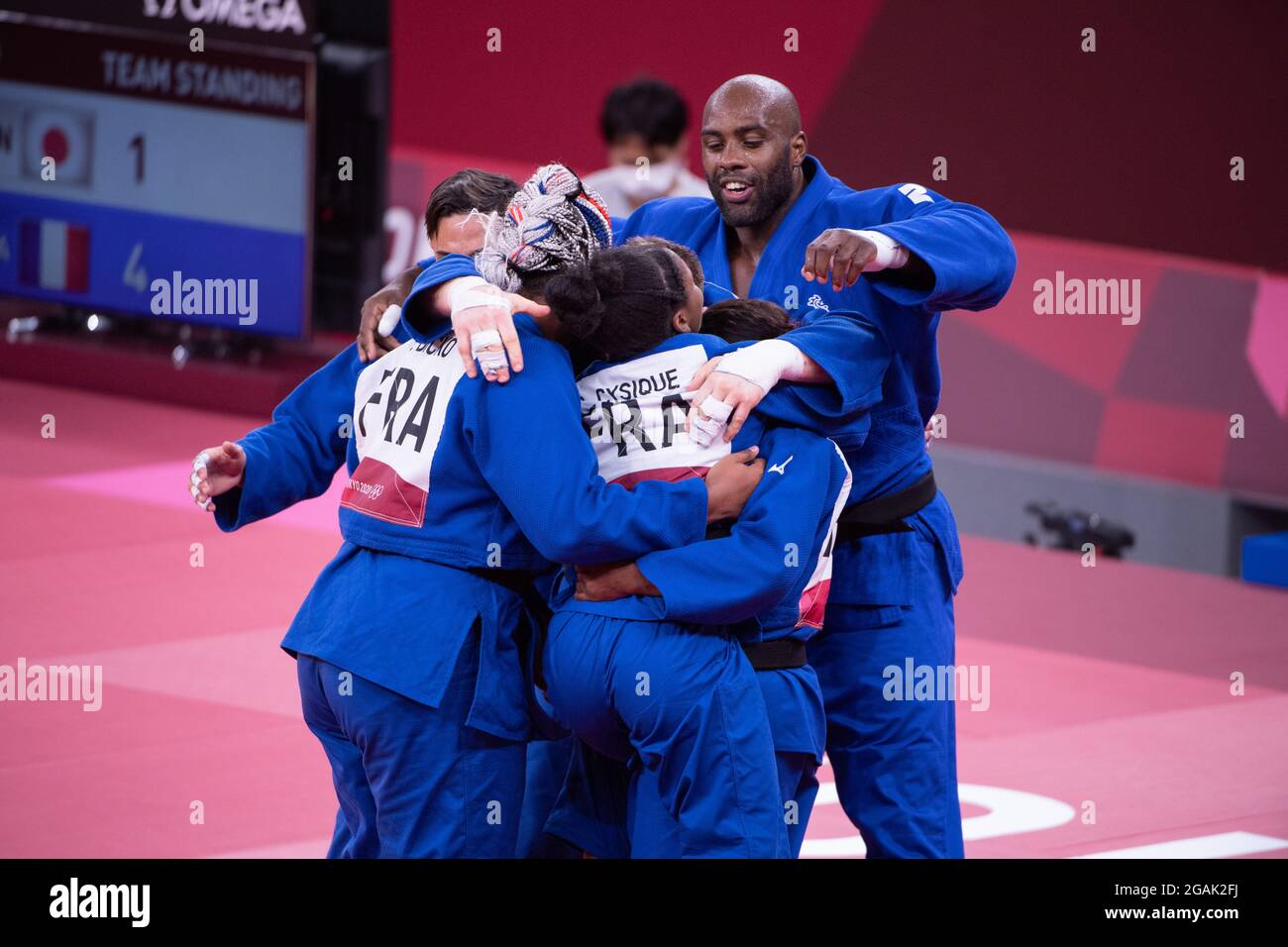 France Team (FRA), final gold medal Judo-Mixed Team JULY 31, 2021 ...