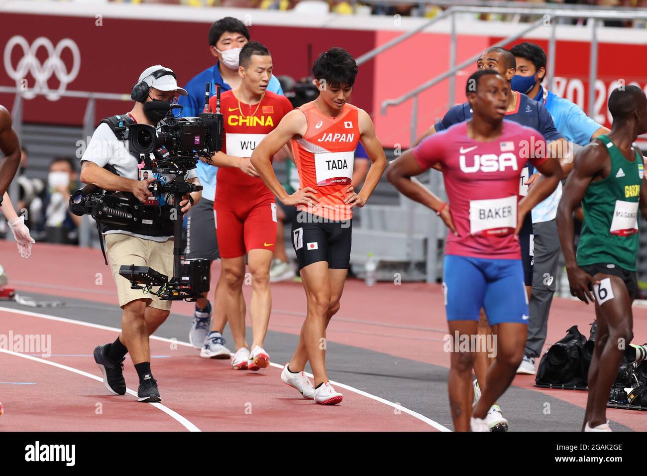 Tokyo, Japan. 31st July, 2021. Shuhei Tada (JPN) Athletics : Men's 100m ...
