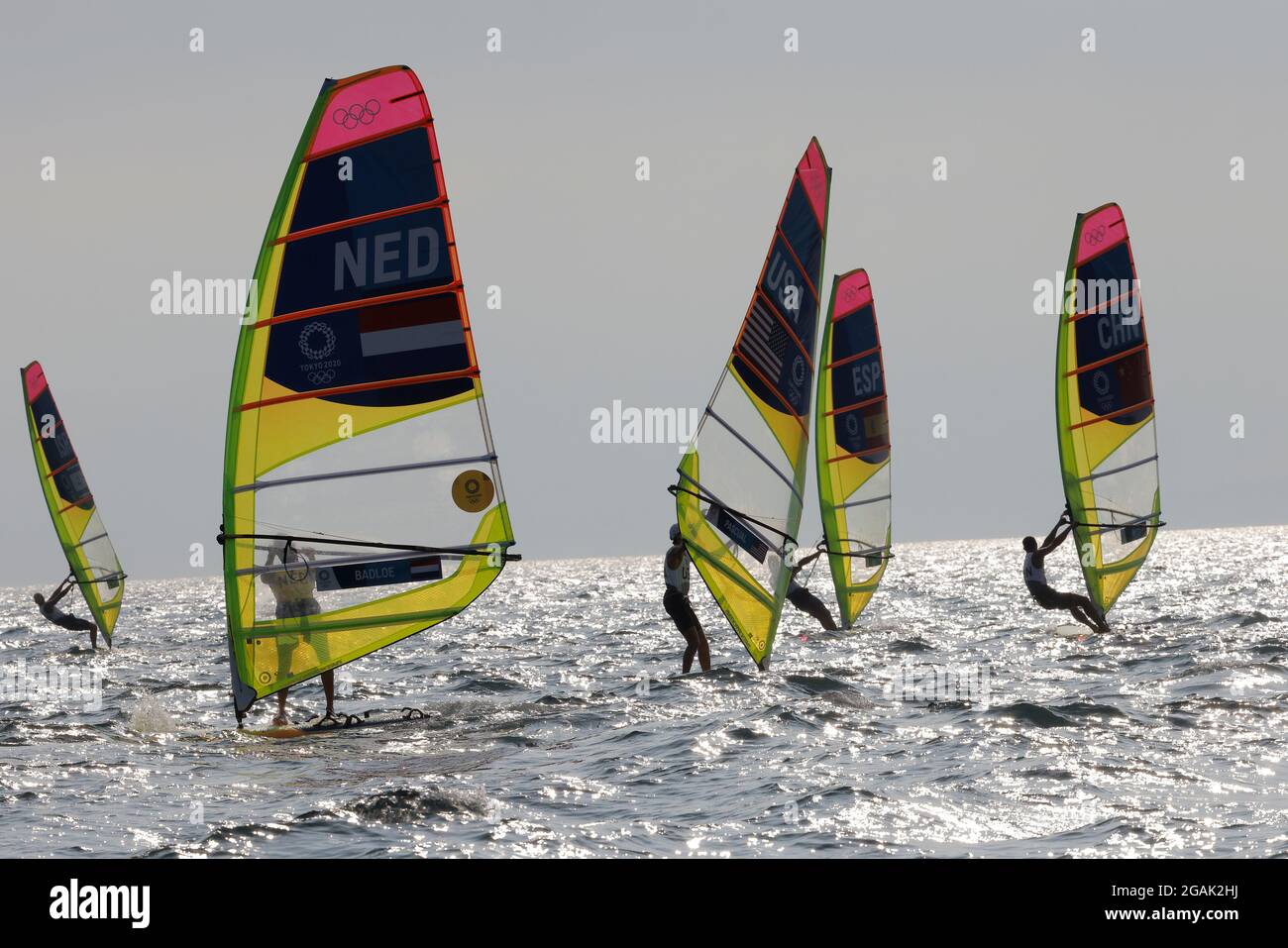 Kanagawa, Japan. 31st July, 2021. General view Sailing : Men's ...