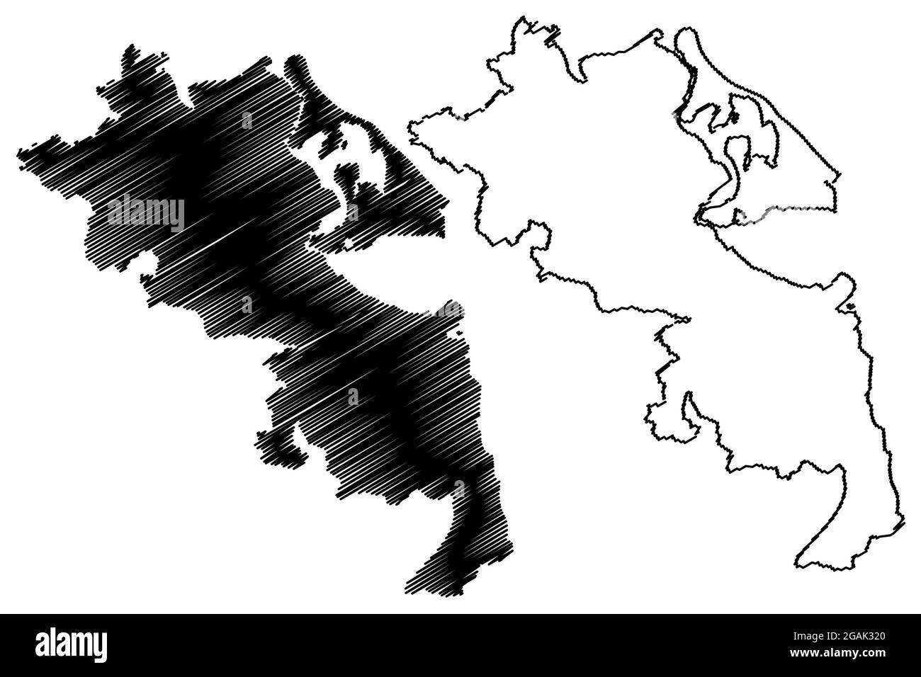 Map of greifswald hi-res stock photography and images - Alamy