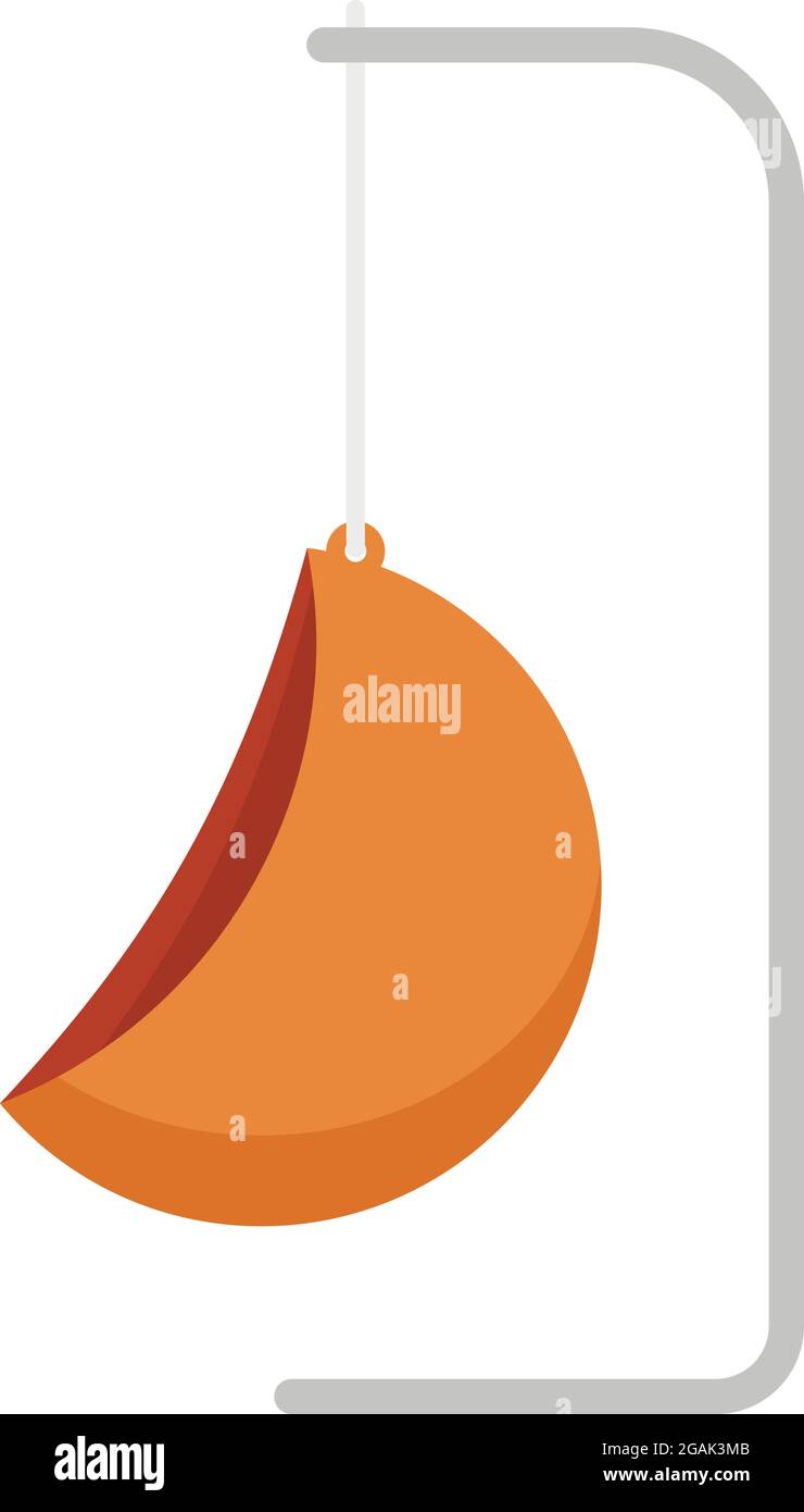 Hanging chair icon. Flat illustration of hanging chair vector icon ...