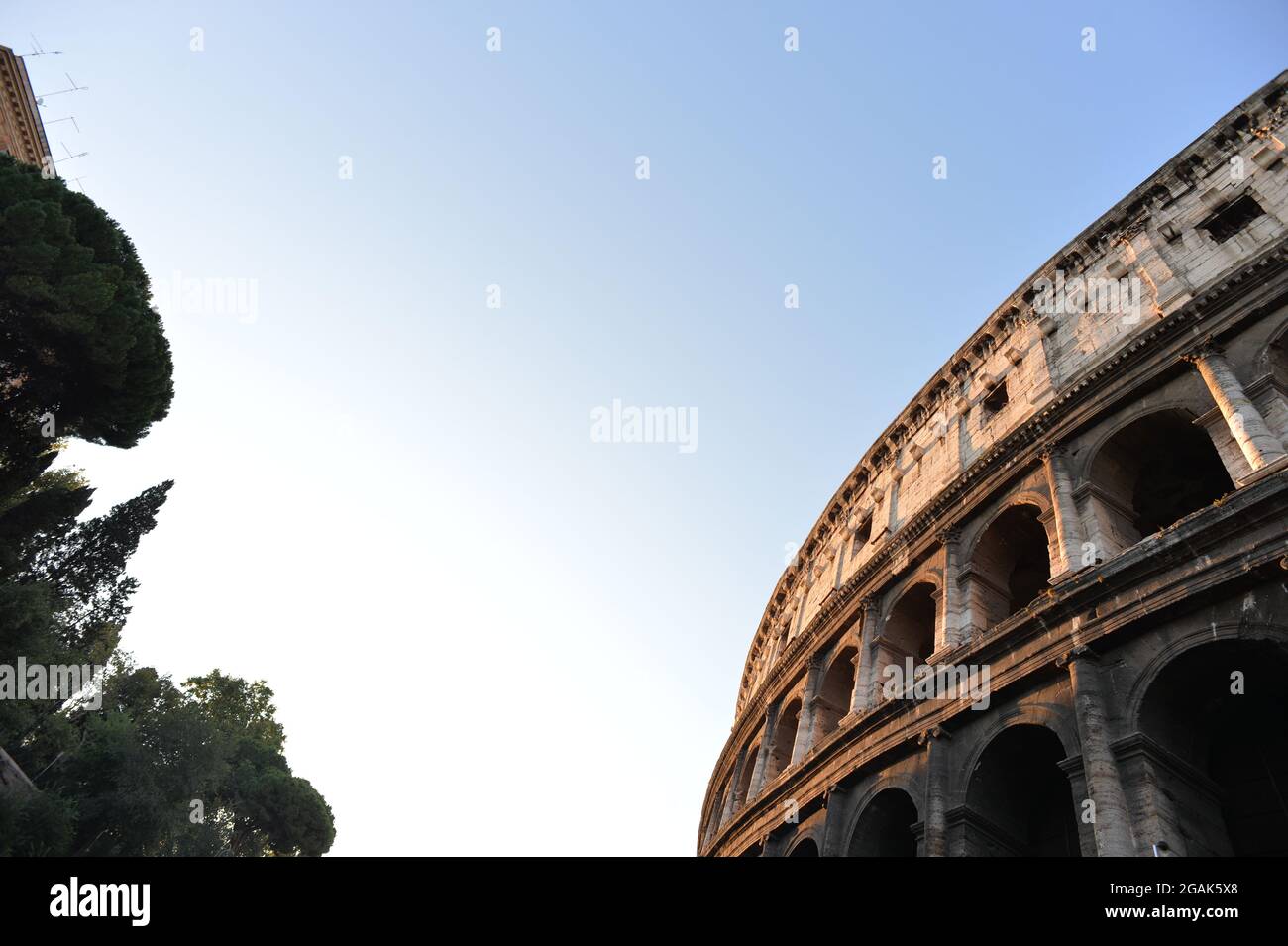 Colosseum Rome Italy Amphitheatre 7 Wonders of the world Stock Photo ...