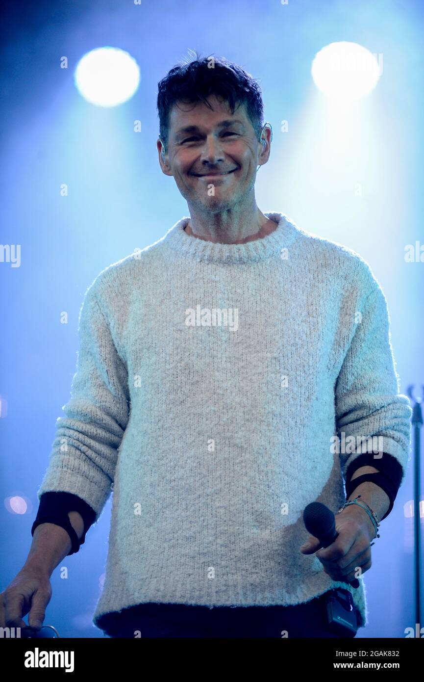 A-HA , Morten Harket , Performing in concert , Keepmoat stadium , 14.06 ...