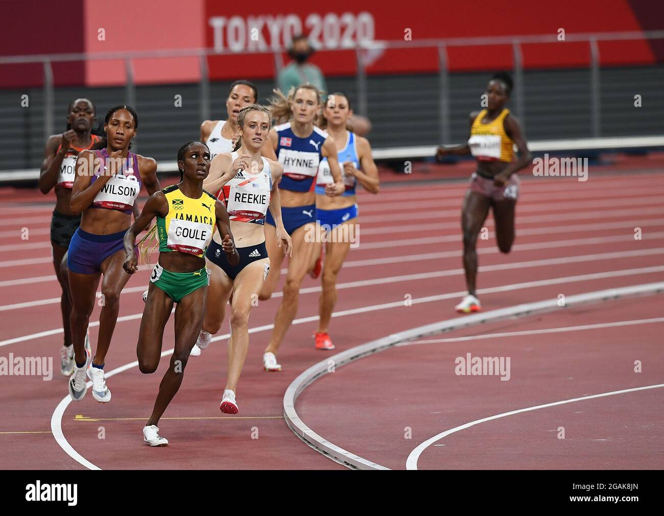 Tokyo, Japan. 31st July, 2021. Natoya Goule of Jamaica competes during ...