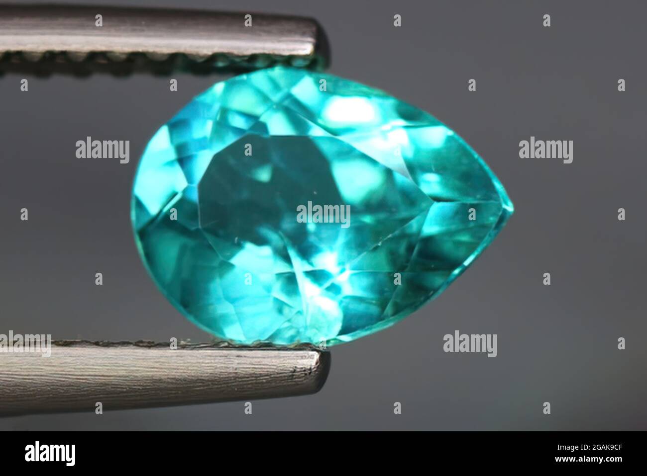 Natural blue apatite. Macro photo of apatite Stock Photo - Alamy
