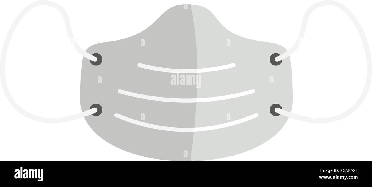 Modern protect air mask icon. Flat illustration of modern protect air ...