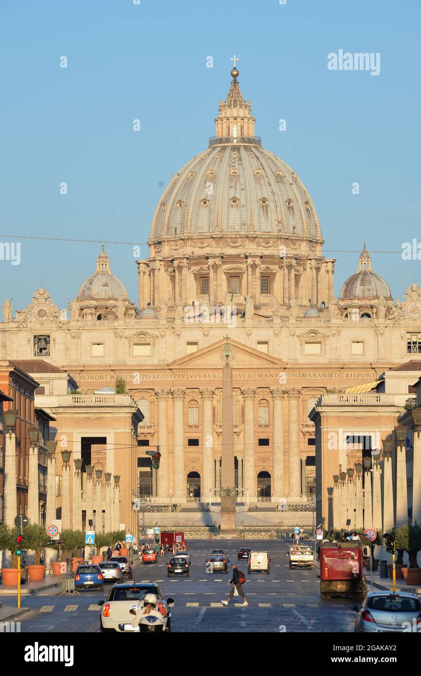 St.Peters Basilica Vatican City Rome Italy Stock Photo - Alamy
