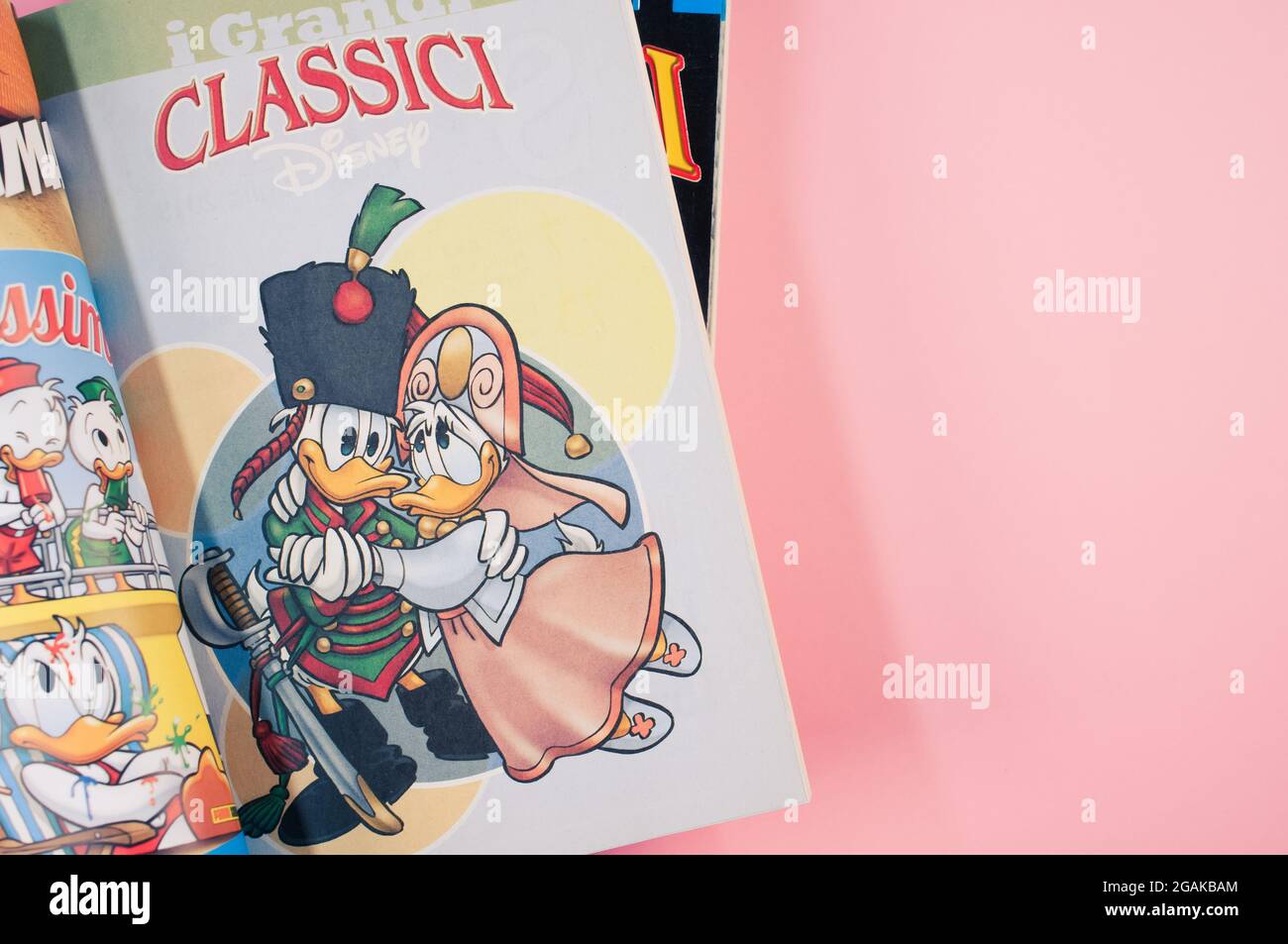 Disney cartoon characters comic books - Italian edition Stock Photo - Alamy