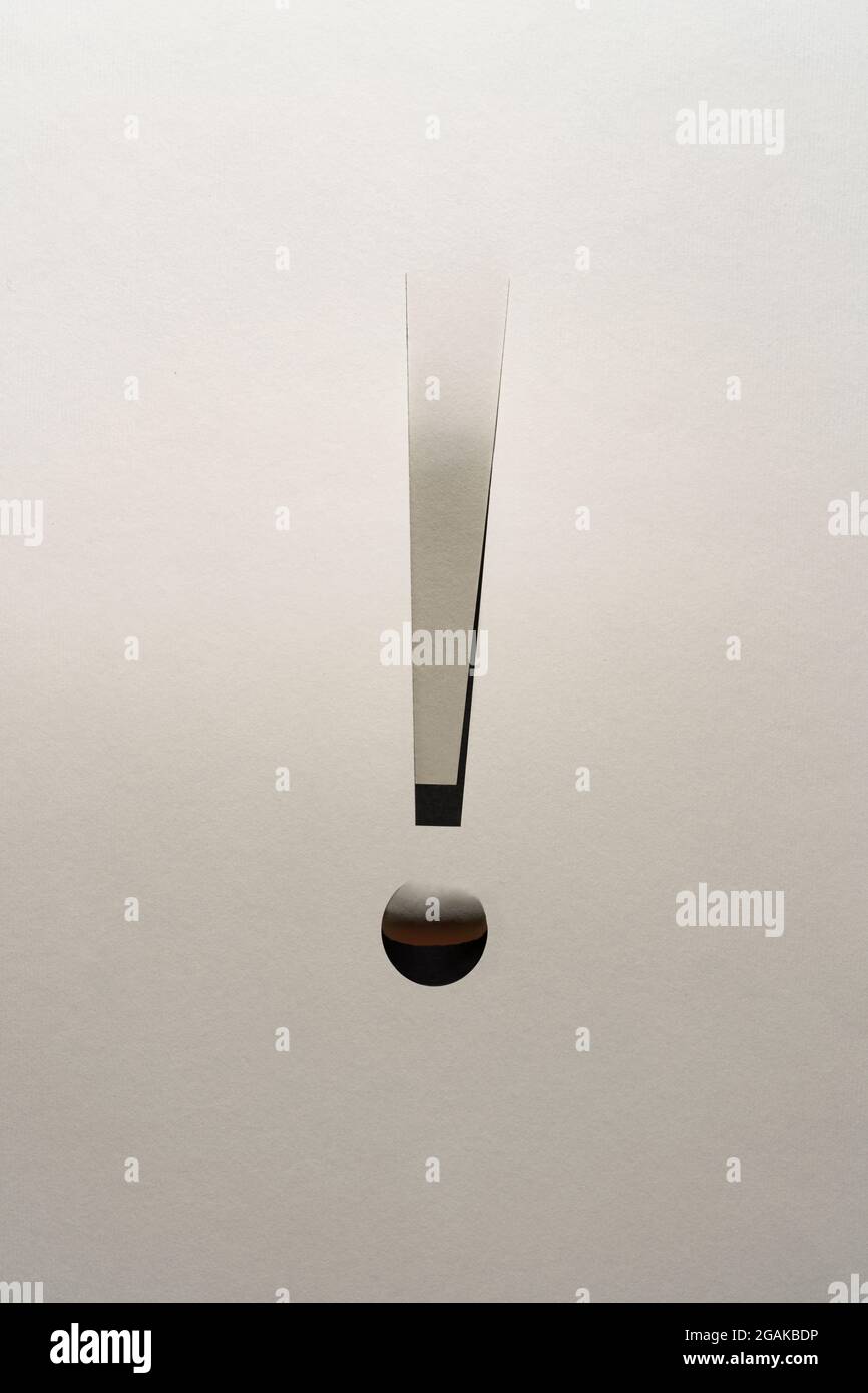 Exclamation mark icon hi-res stock photography and images - Alamy