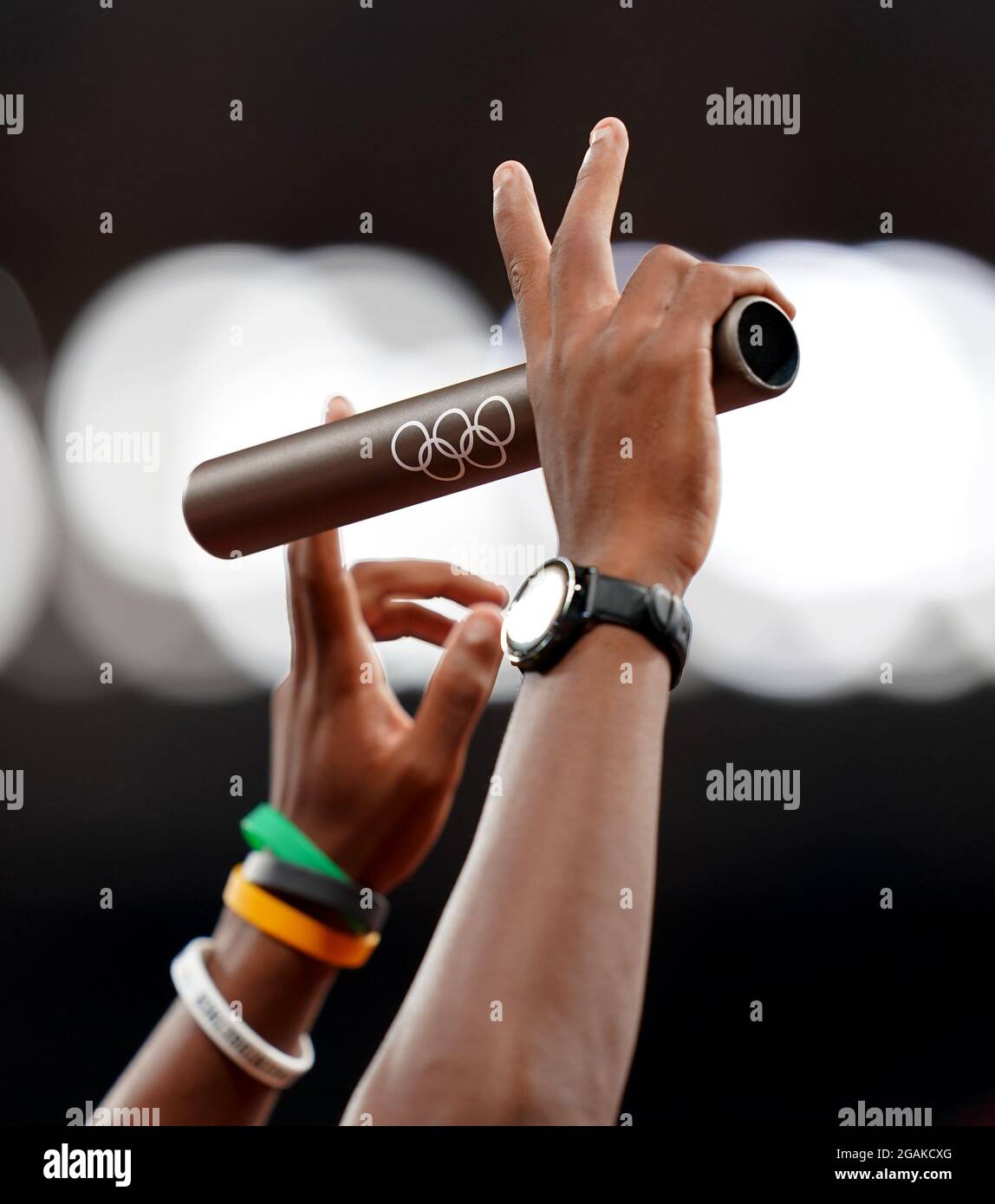 Tokyo 2020 olympics relay baton hi-res stock photography and images - Alamy
