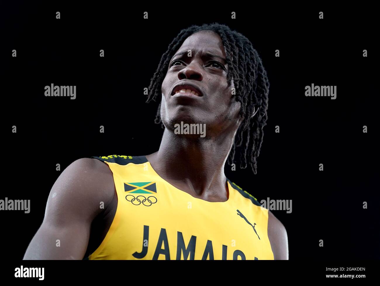 Jamaica's Tajay Gayle during the Men's Long Jump Qualification at the ...
