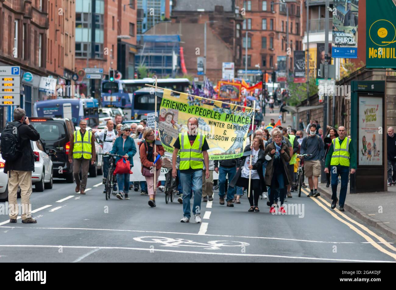 Glasgow unison demonstration hi-res stock photography and images - Alamy