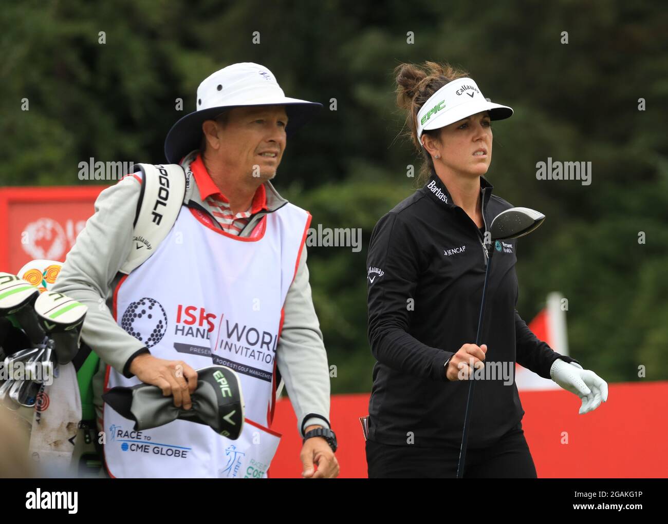 Emma Talley of the USA on day three of the ISPS Handa World ...