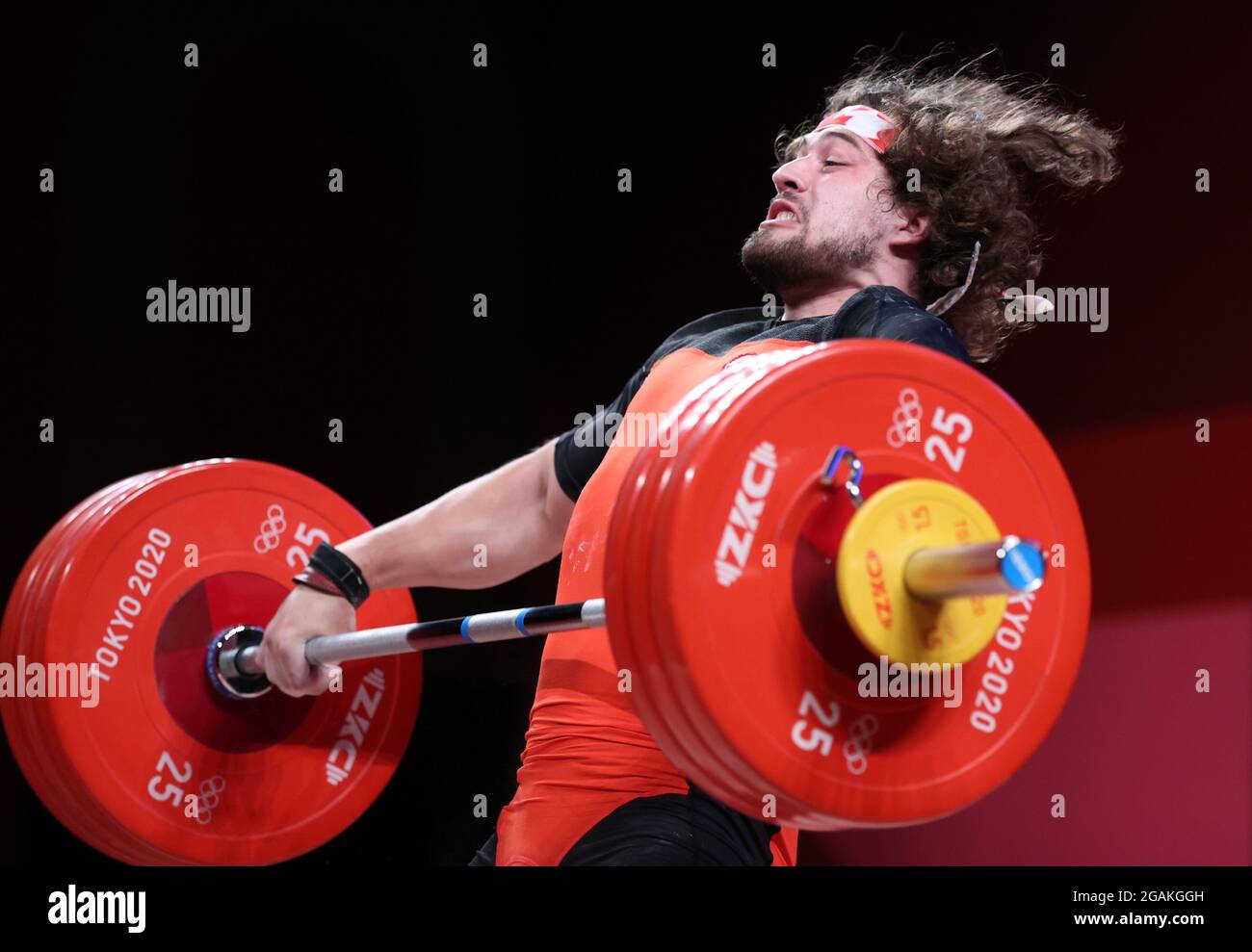 Tokyo, Japan. 31st July, 2021. Boady Robert Santavy of Canada competes ...