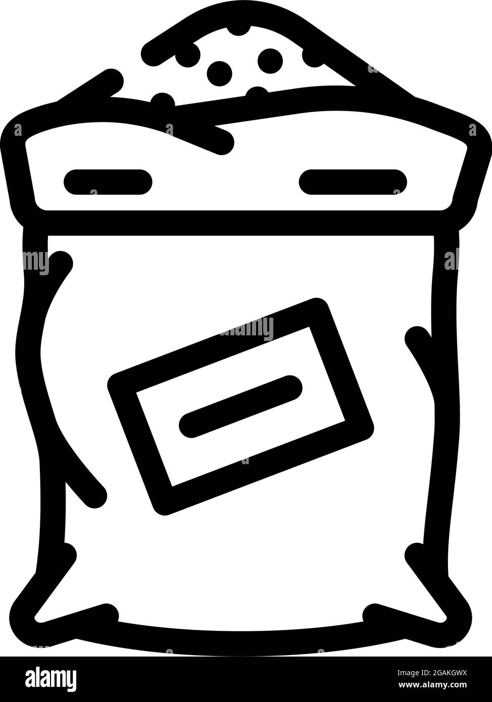 spice bag line icon vector illustration Stock Vector Image & Art - Alamy