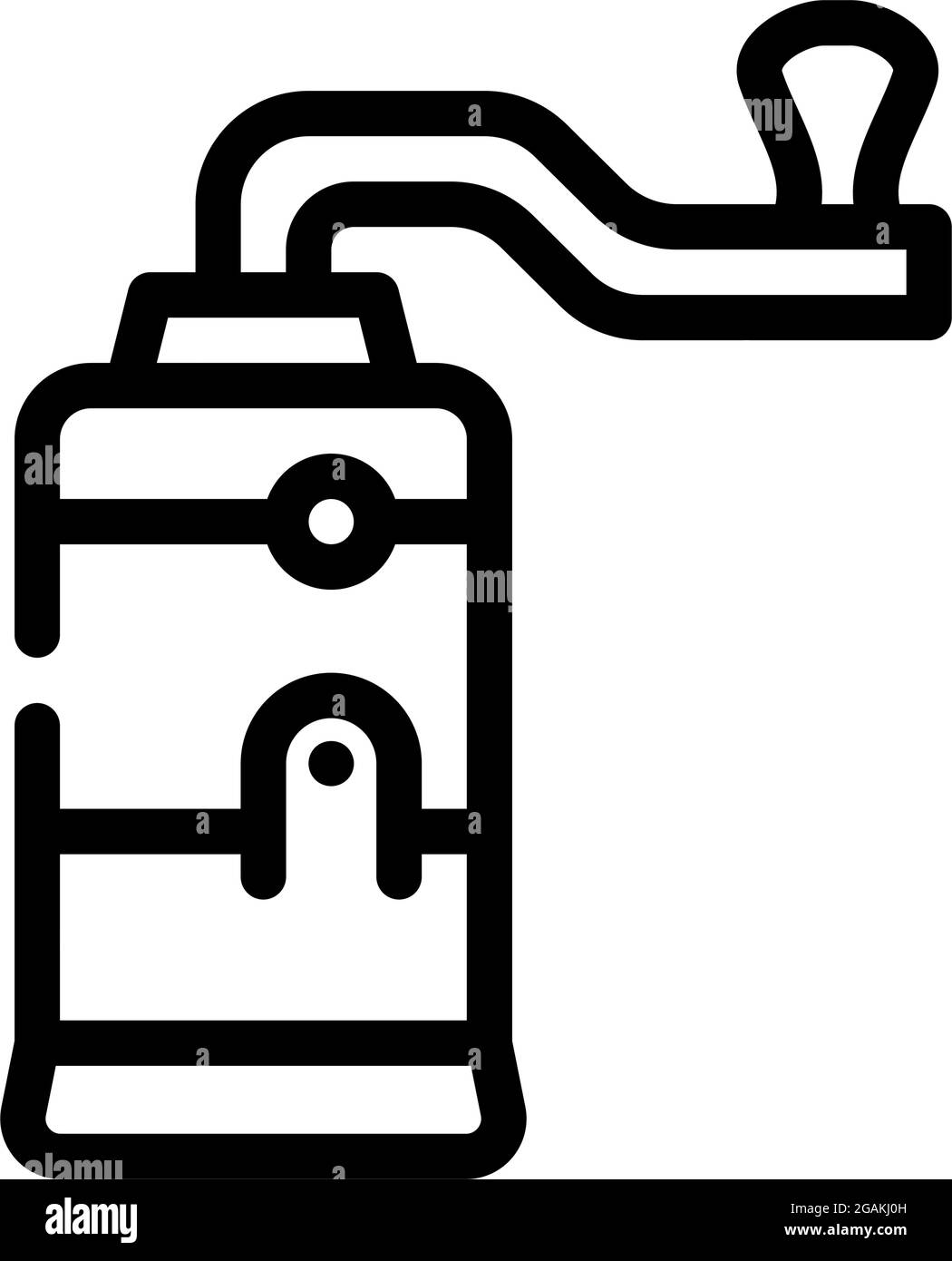 spice grinder line icon vector illustration Stock Vector Image & Art ...