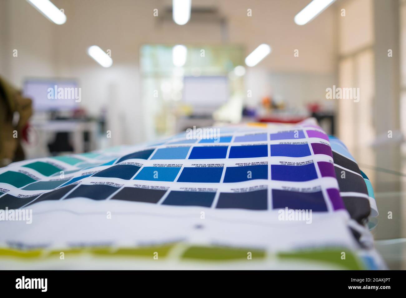 Blue fabric shades hi-res stock photography and images - Alamy