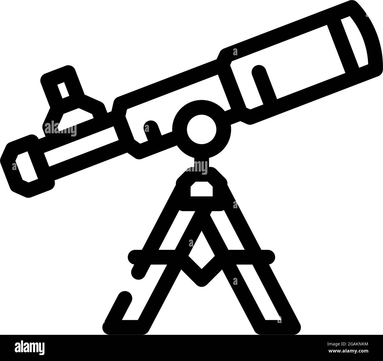 modern telescope line icon vector illustration Stock Vector Image & Art ...