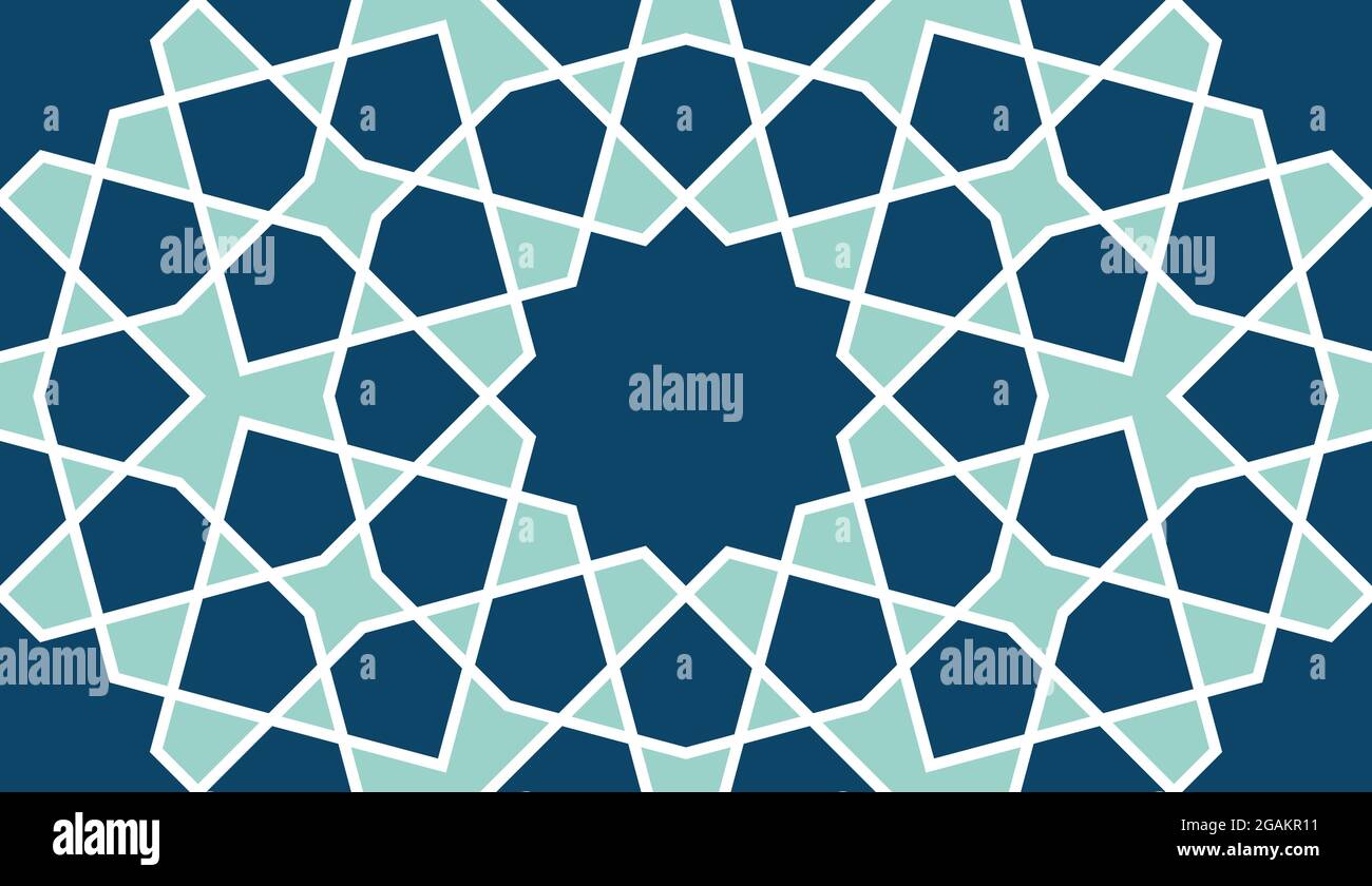 Persian geometric Islamic pattern of Ramadan cards Stock Vector Image ...