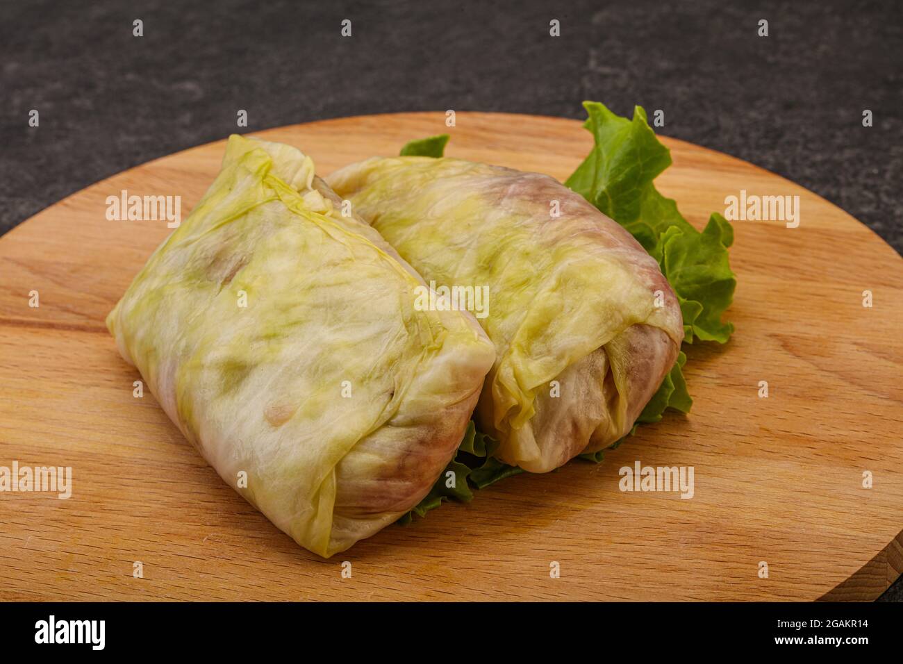 Homemade raw stuffed cabbage with meat for cooking Stock Photo - Alamy