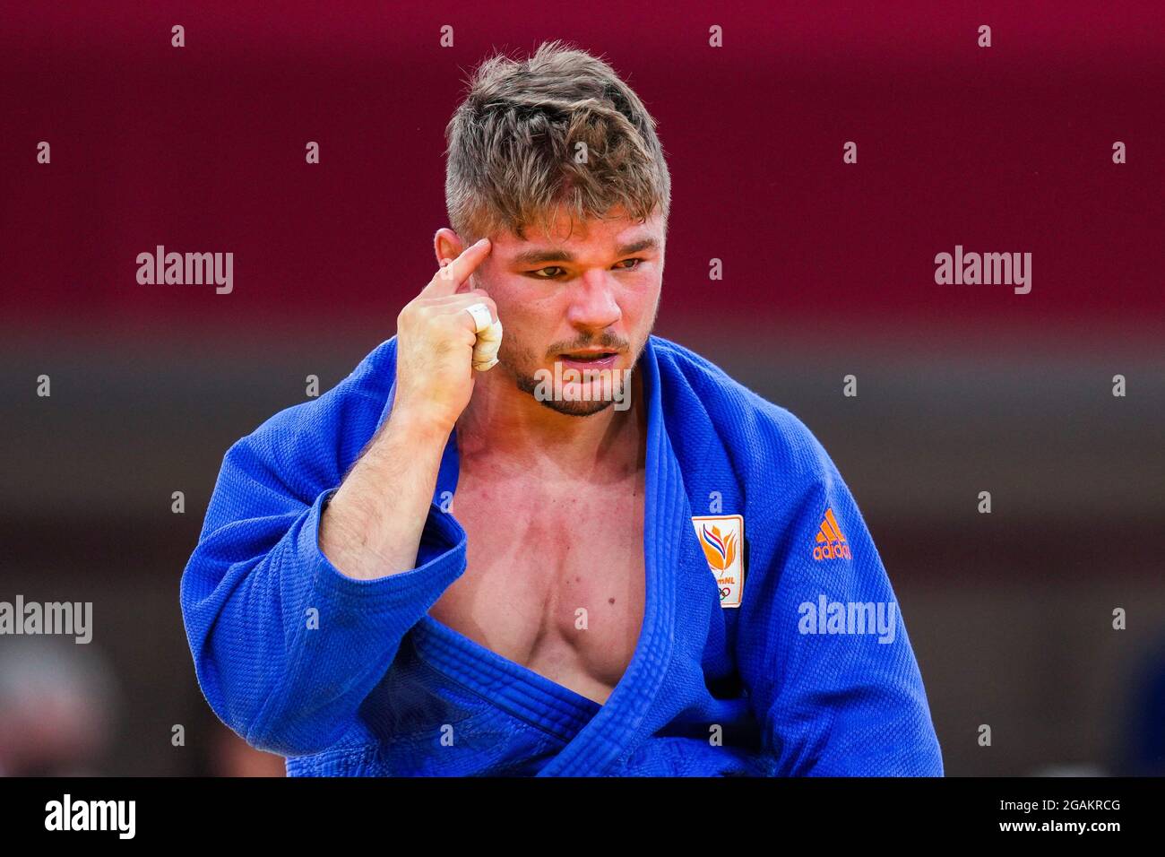 TOKYO, JAPAN - JULY 31: Noel van t End of the Netherlands competing on ...